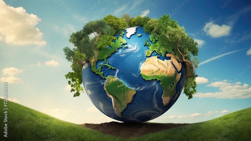 Earth Day, the importance of loving nature, Earth, Globe, Recycle ...