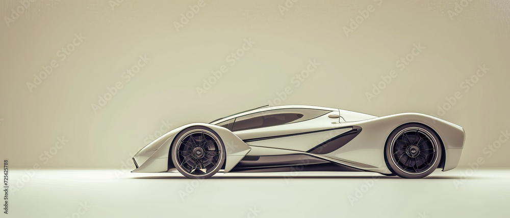 Studio photography, futuristic smooth flowing hyperbolic paraboloid ...