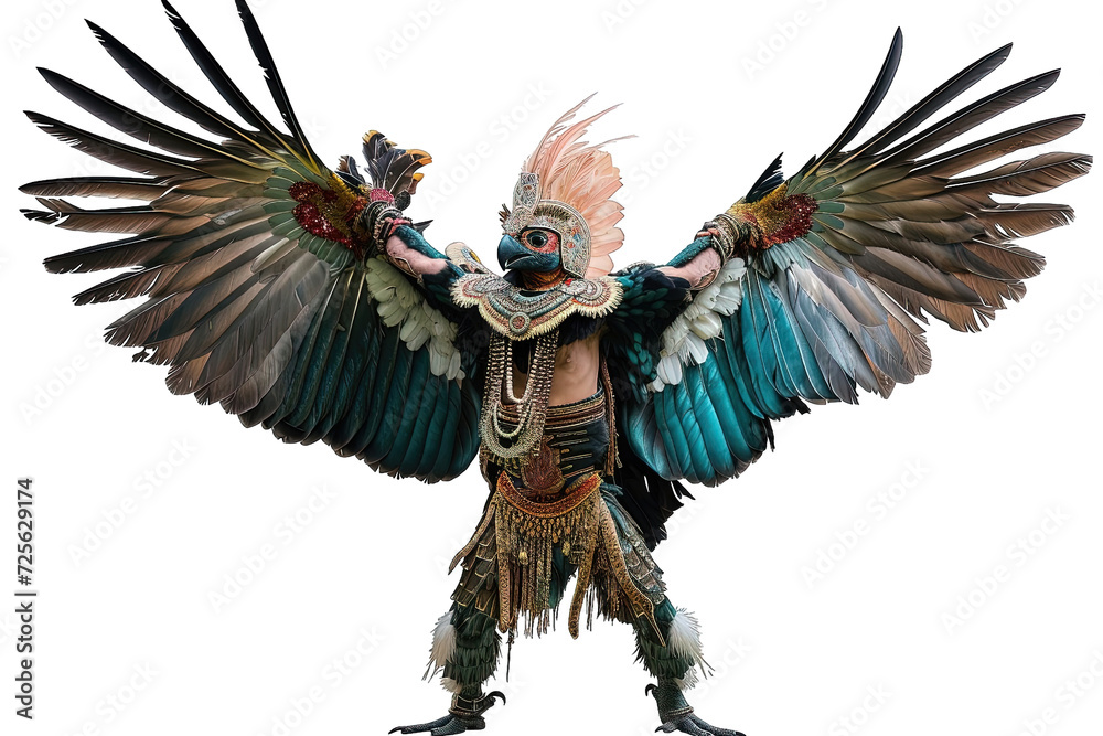 Garuda Full Body with Wings Stock Photo | Adobe Stock