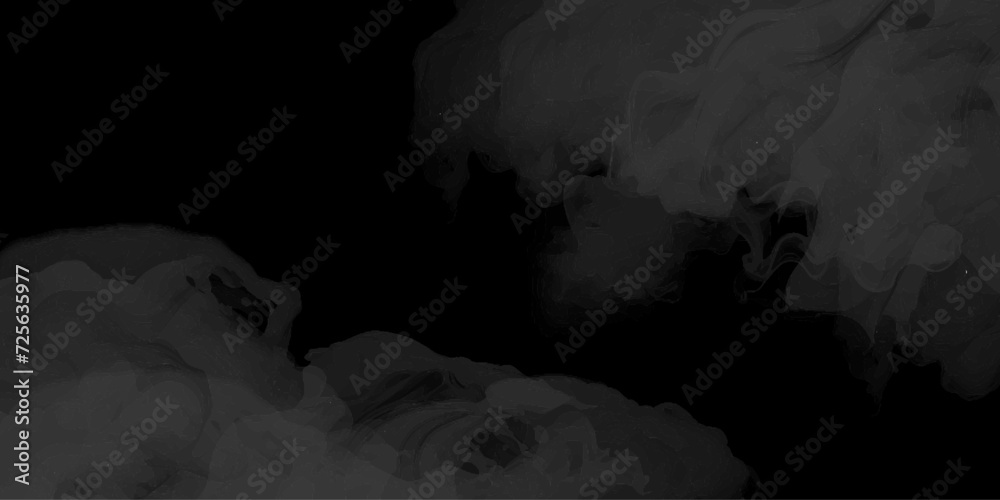Black background of smoke vape design element.reflection of neon.smoke ...