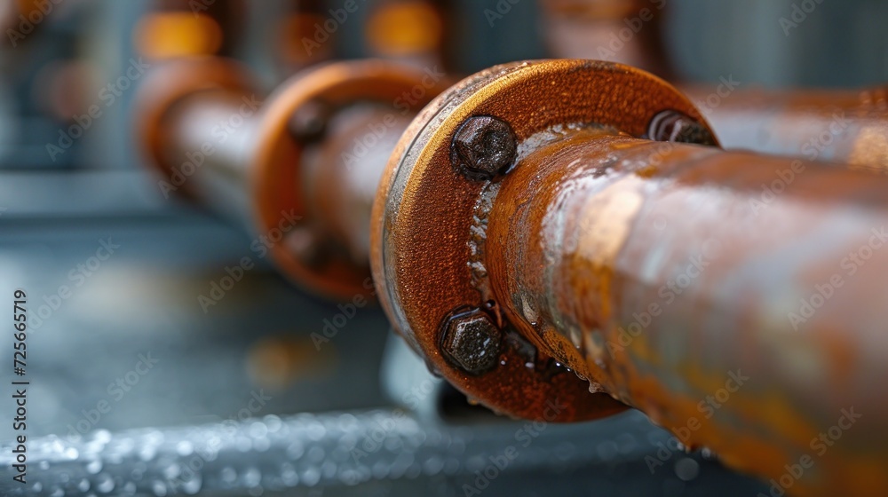 Zoomed-in image of a heat exchanger in a HVAC system, highlighting the ...