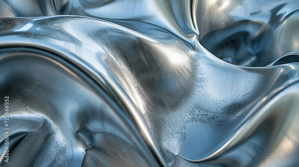 Fluid Textured Wave Aluminum Steel Metal Sheet. Wave-Inspired Aluminum ...