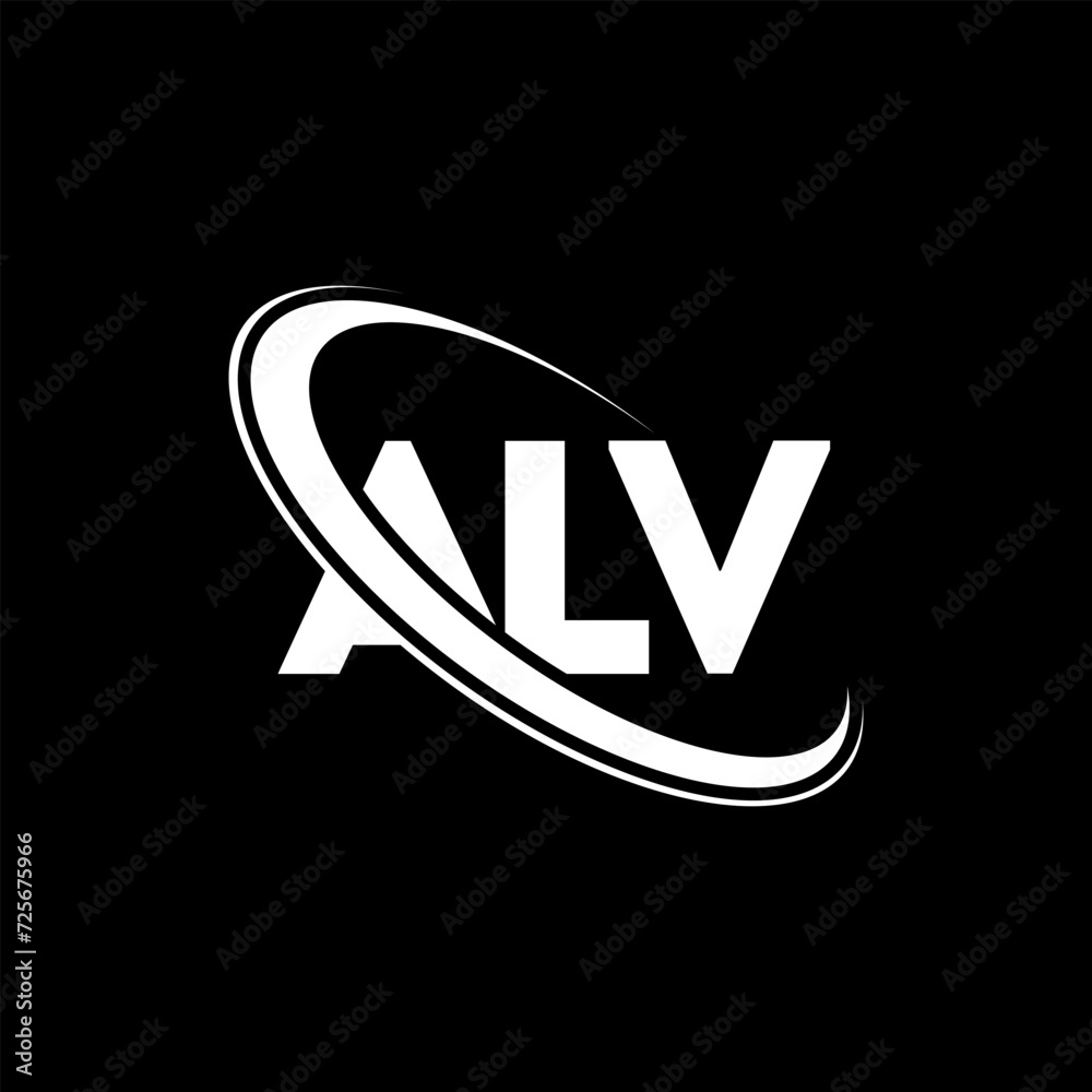 ALV logo. ALV letter. ALV letter logo design. Initials ALV logo linked ...