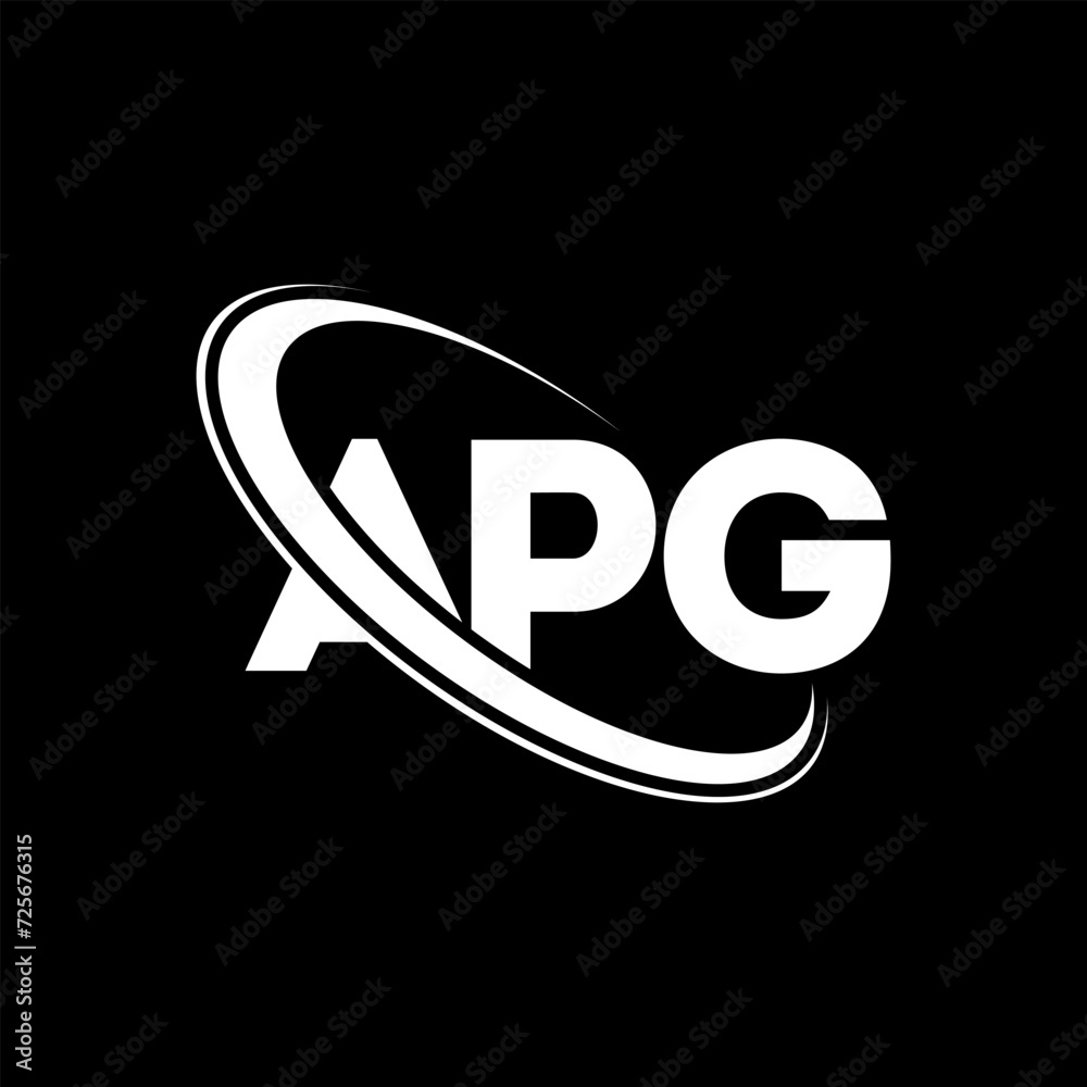 APG logo. APG letter. APG letter logo design. Initials APG logo linked ...