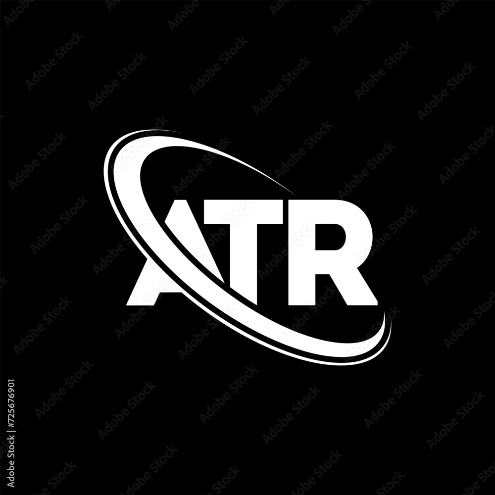 ATR logo. ATR letter. ATR letter logo design. Initials ATR logo linked ...