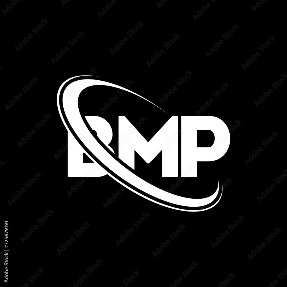 BMP logo. BMP letter. BMP letter logo design. Initials BMP logo linked ...