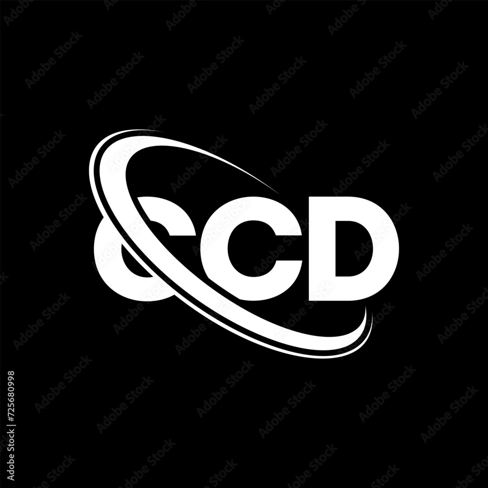 CCD logo. CCD letter. CCD letter logo design. Intitials CCD logo linked ...
