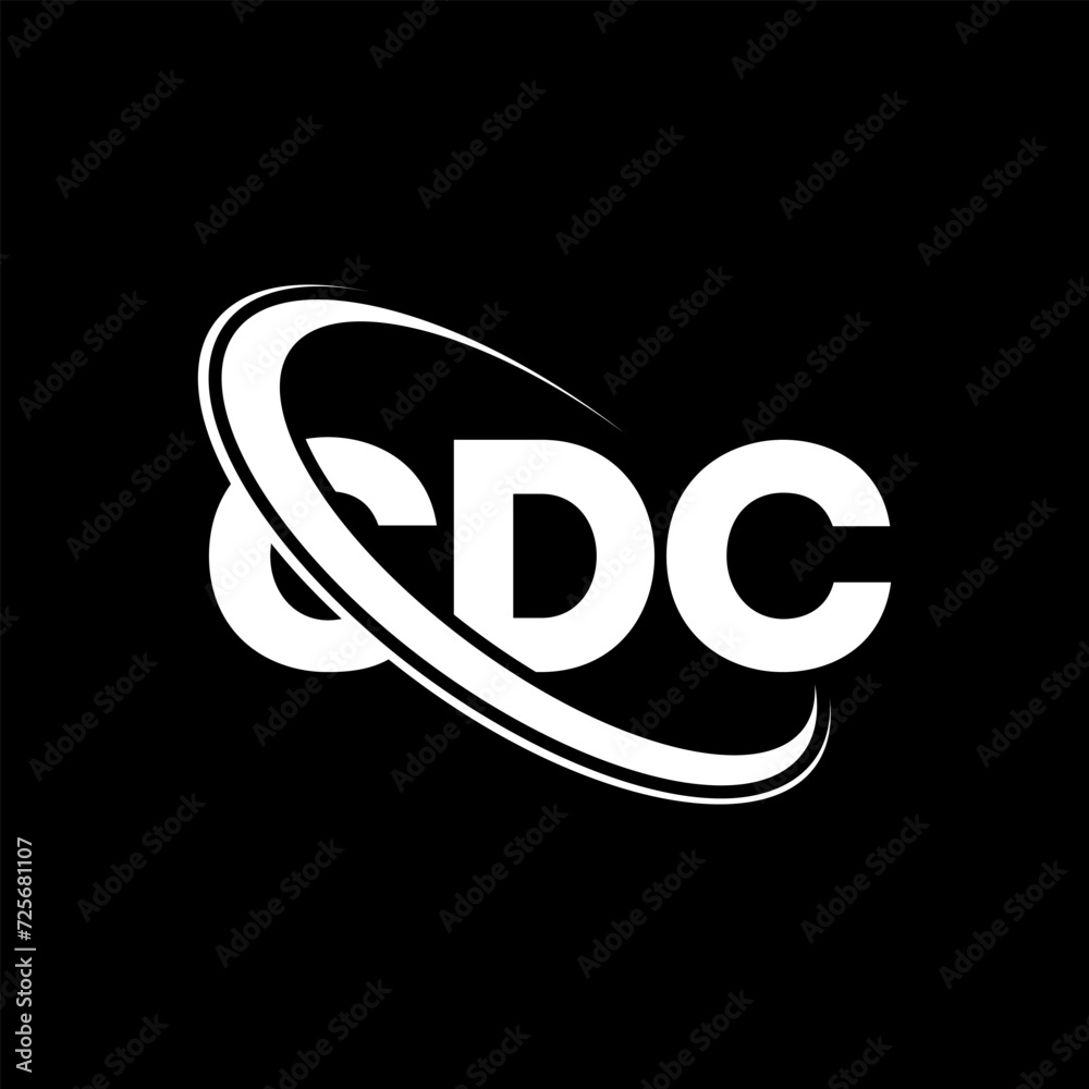 CDC logo. CDC letter. CDC letter logo design. Initials CDC logo linked ...