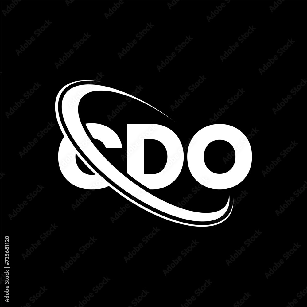 CDO logo. CDO letter. CDO letter logo design. Initials CDO logo linked ...