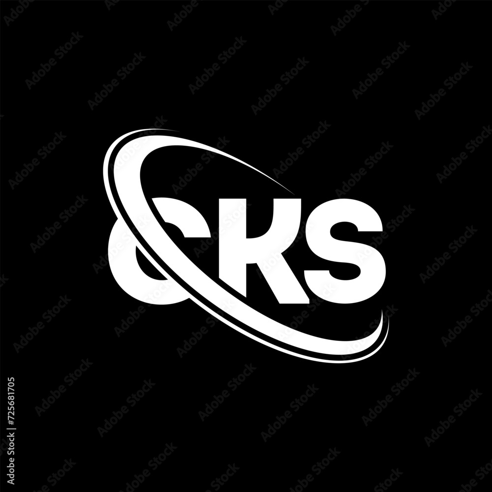 CKS logo. CKS letter. CKS letter logo design. Initials CKS logo linked ...