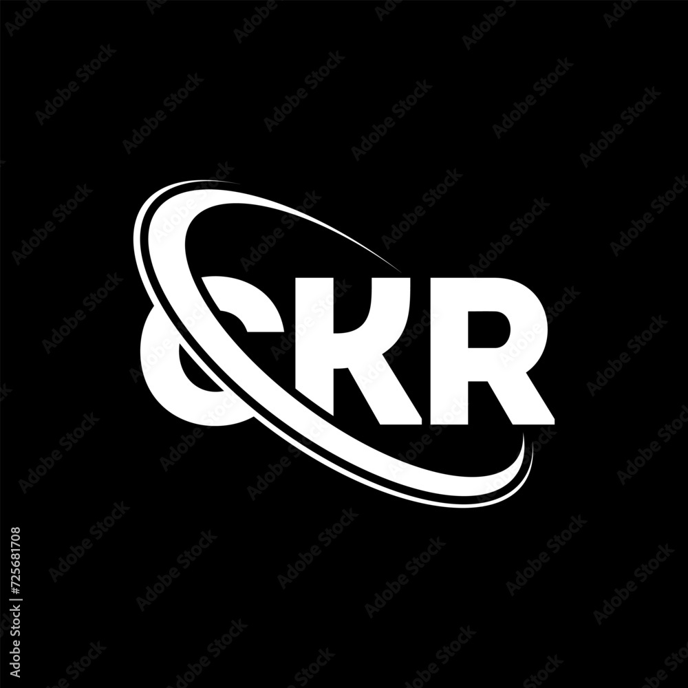 CKR logo. CKR letter. CKR letter logo design. Initials CKR logo linked ...