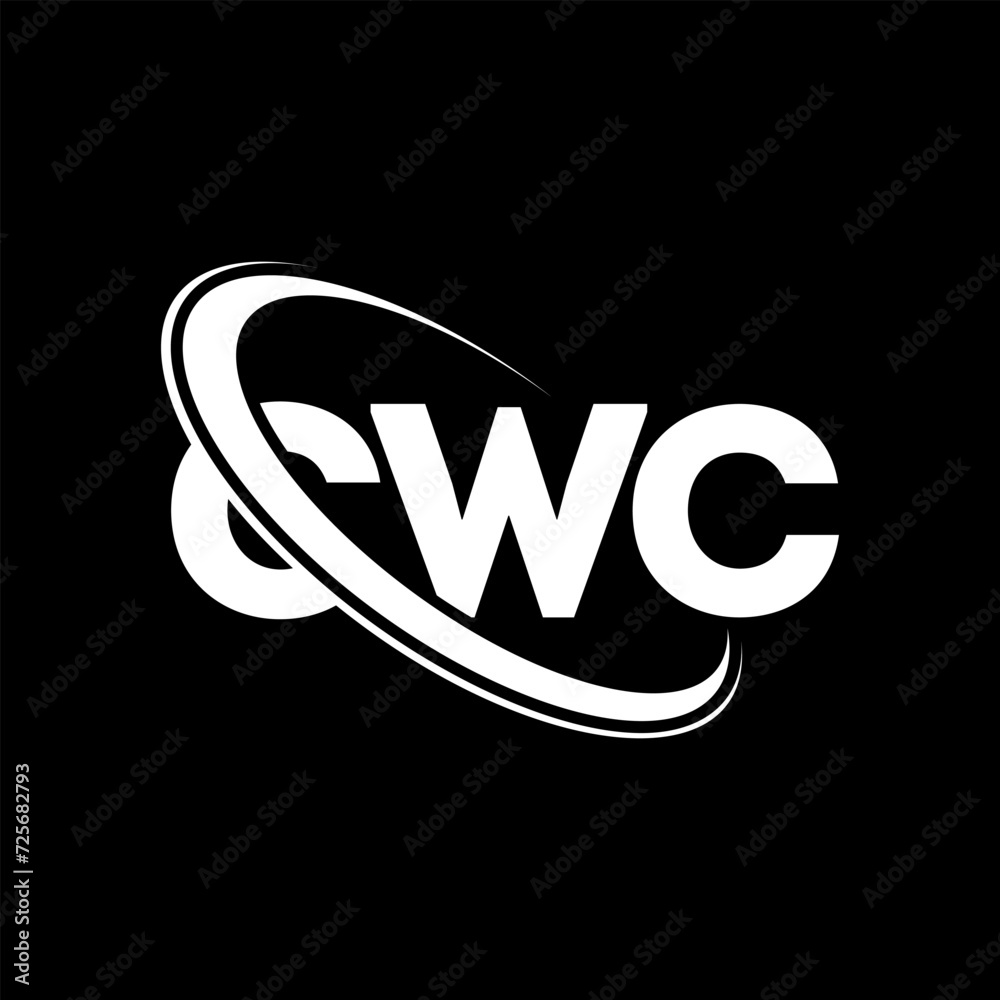 CWC logo. CWC letter. CWC letter logo design. Initials CWC logo linked ...