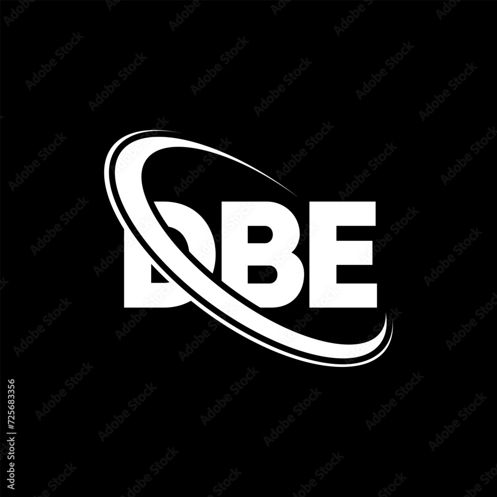 DBE logo. DBE letter. DBE letter logo design. Intitials DBE logo linked ...