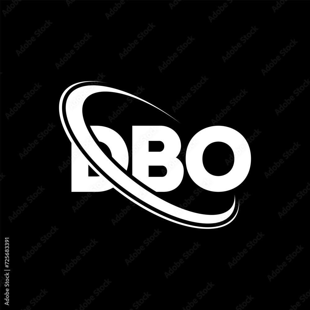 DBO logo. DBO letter. DBO letter logo design. Intitials DBO logo linked ...