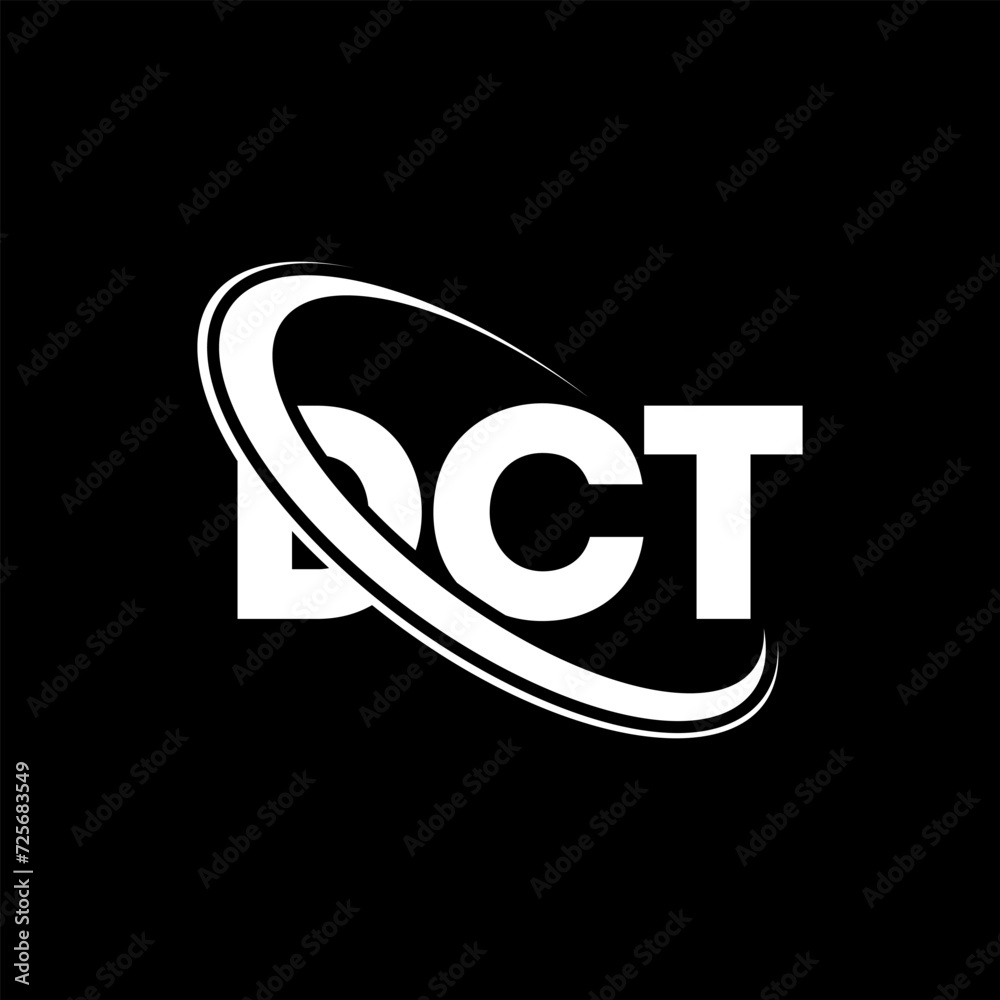 DCT logo. DCT letter. DCT letter logo design. Intitials DCT logo linked ...