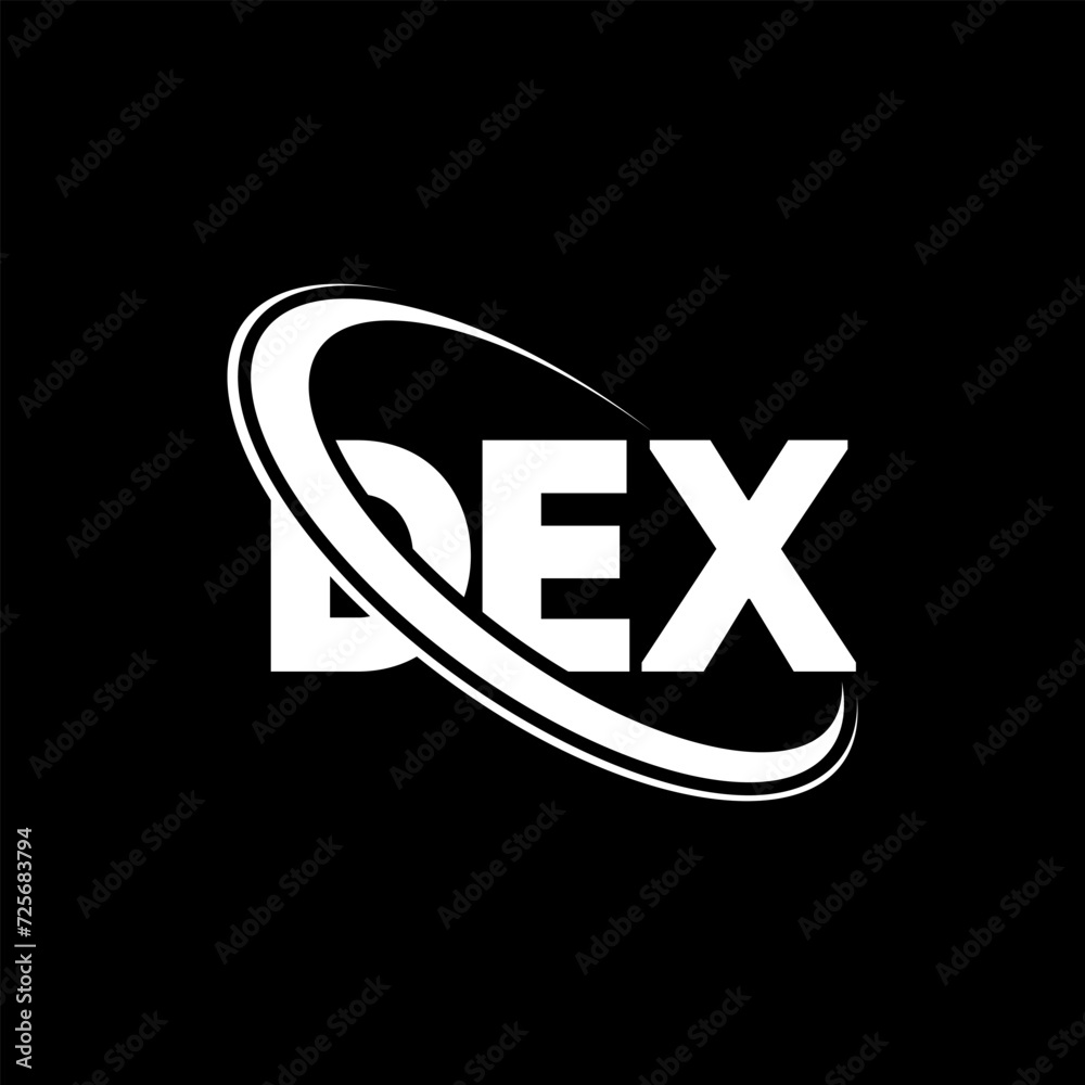 DEX logo. DEX letter. DEX letter logo design. Initials DEX logo linked ...