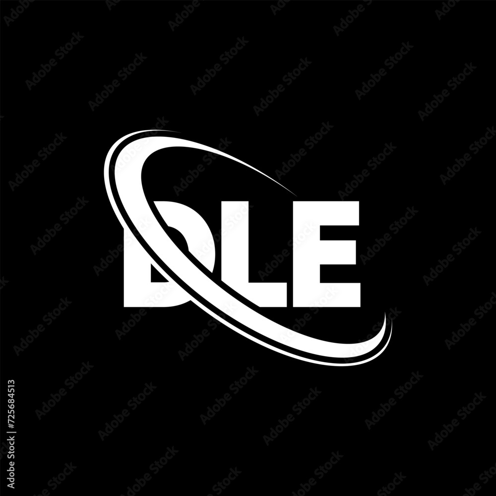 DLE logo. DLE letter. DLE letter logo design. Initials DLE logo linked ...
