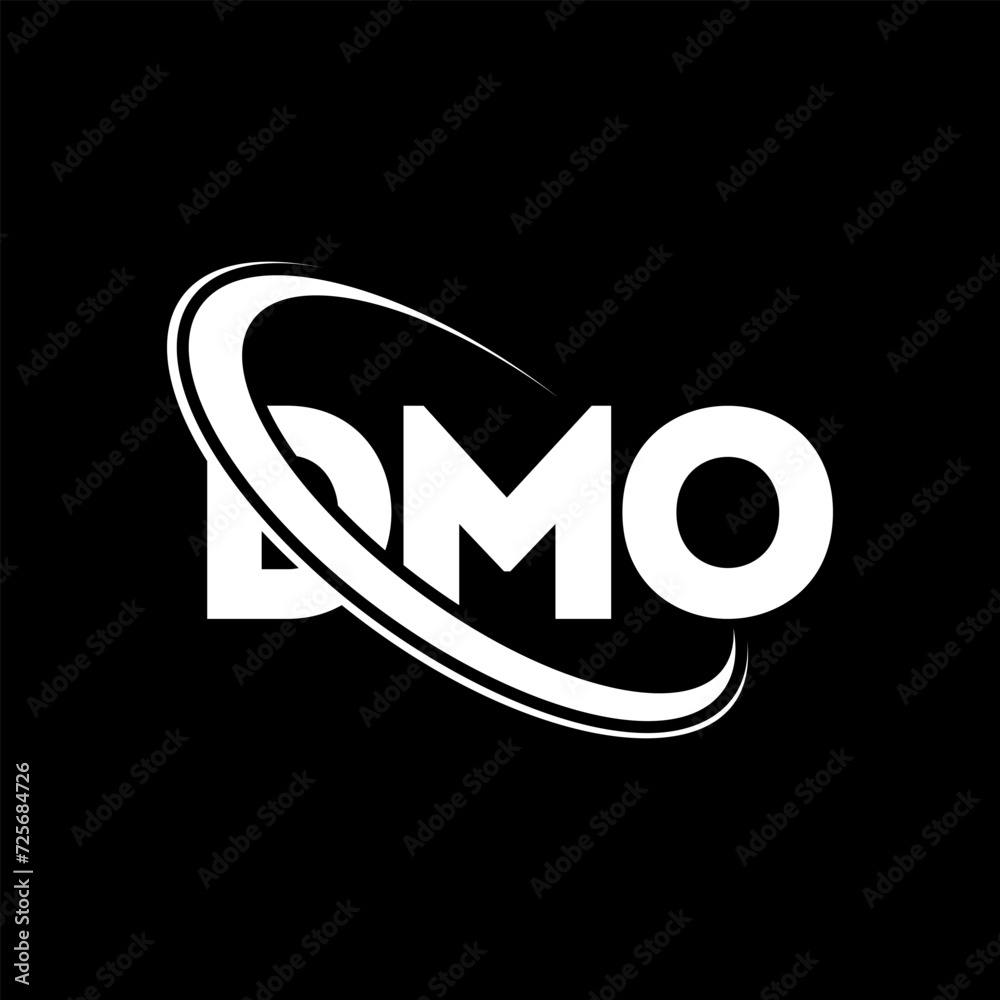 DMO logo. DMO letter. DMO letter logo design. Initials DMO logo linked ...