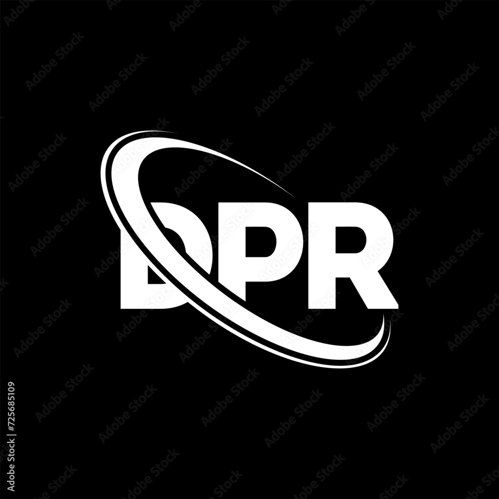 DPR logo. DPR letter. DPR letter logo design. Initials DPR logo linked ...