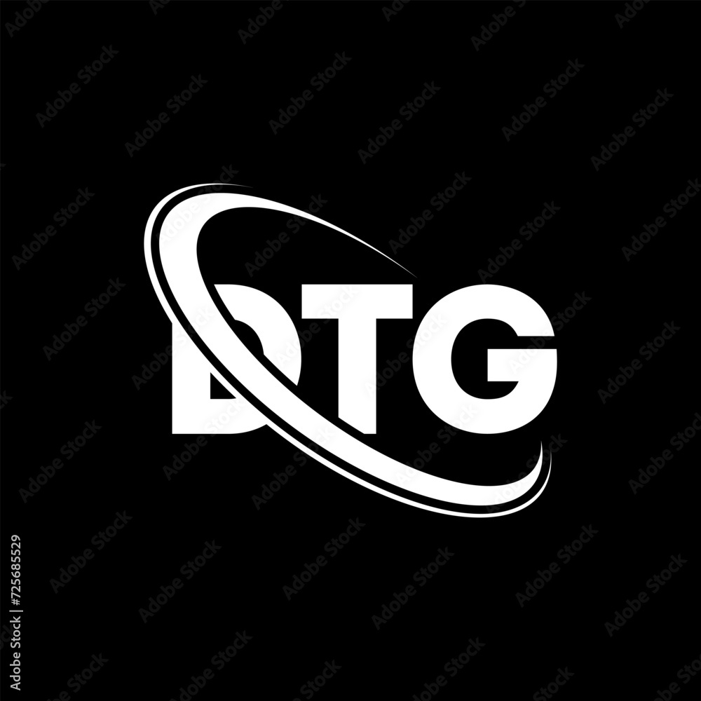 DTG logo. DTG letter. DTG letter logo design. Initials DTG logo linked ...