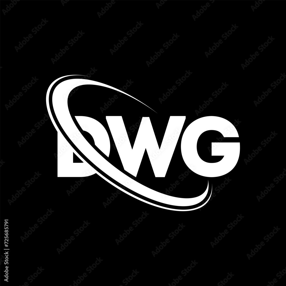 DWG logo. DWG letter. DWG letter logo design. Initials DWG logo linked ...