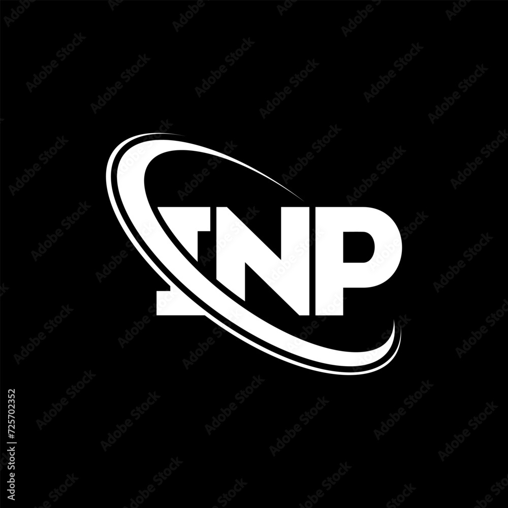 Inp Logo Inp Letter Inp Letter Logo Design Initials Inp Logo Linked