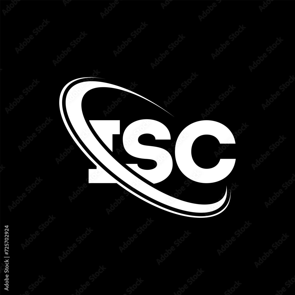 ISC logo. ISC letter. ISC letter logo design. Initials ISC logo linked ...