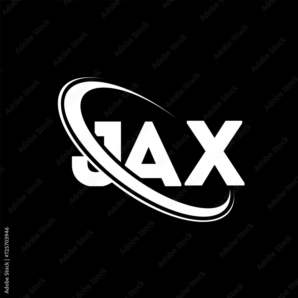 JAX logo. JAX letter. JAX letter logo design. Intitials JAX logo linked ...