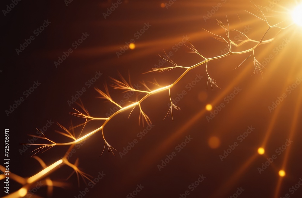 Axon image. Nervous system disease, axon is long outgrowth of neuron ...