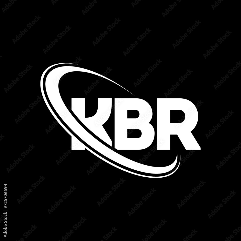 KBR logo. KBR letter. KBR letter logo design. Intitials KBR logo linked ...