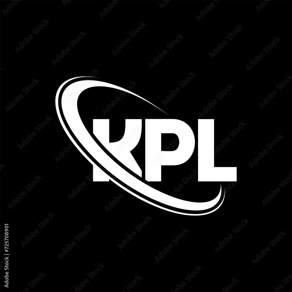KPL logo. KPL letter. KPL letter logo design. Initials KPL logo linked ...