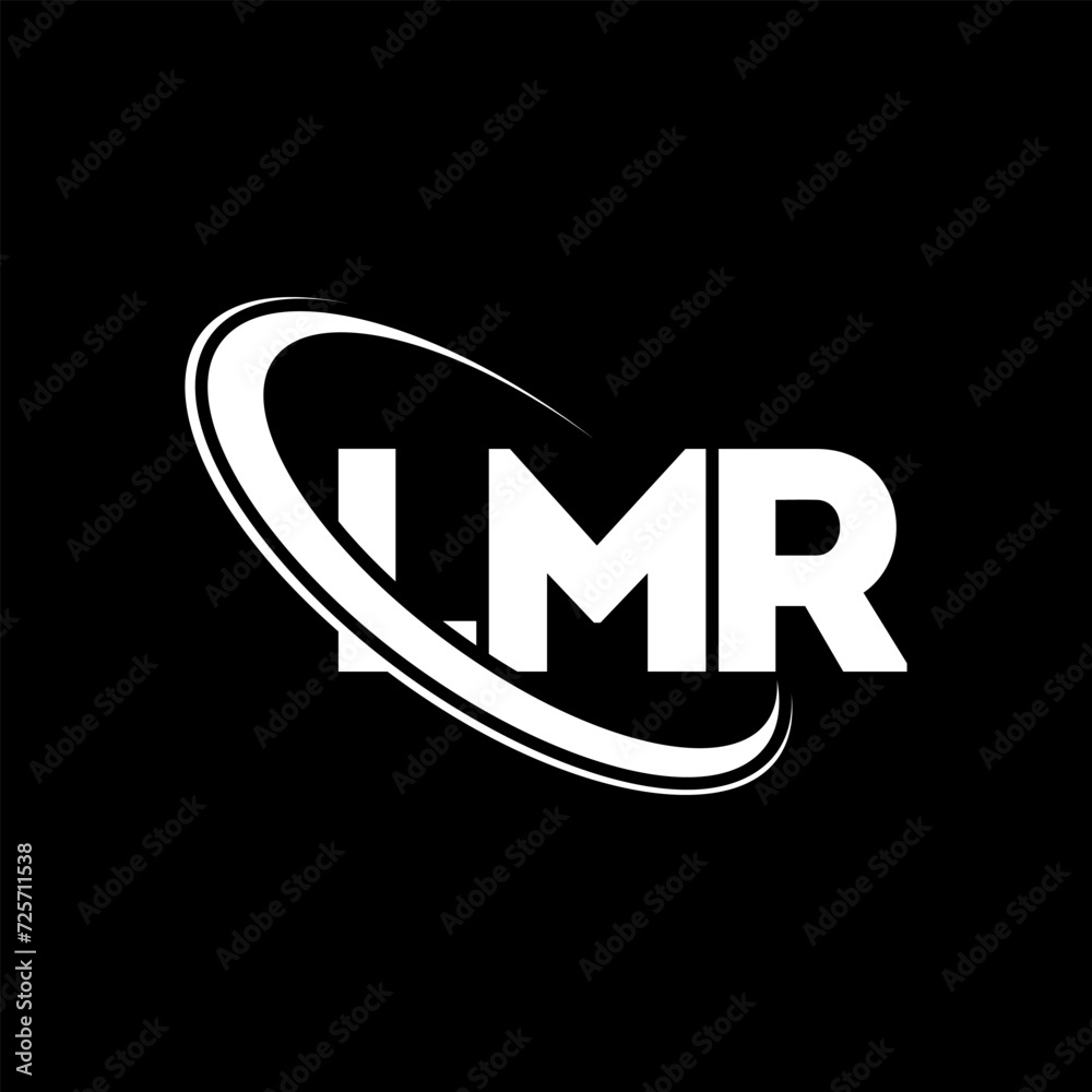 LMR logo. LMR letter. LMR letter logo design. Initials LMR logo linked ...