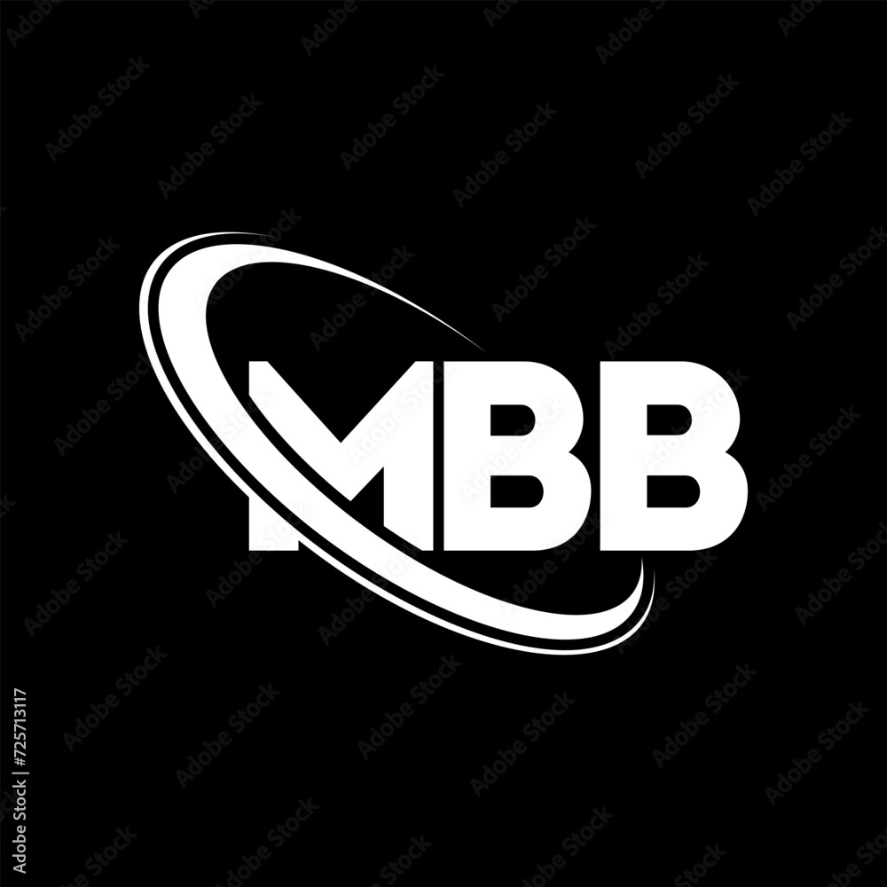 Vecteur Stock Mbb Logo Mbb Letter Mbb Letter Logo Design Intitials