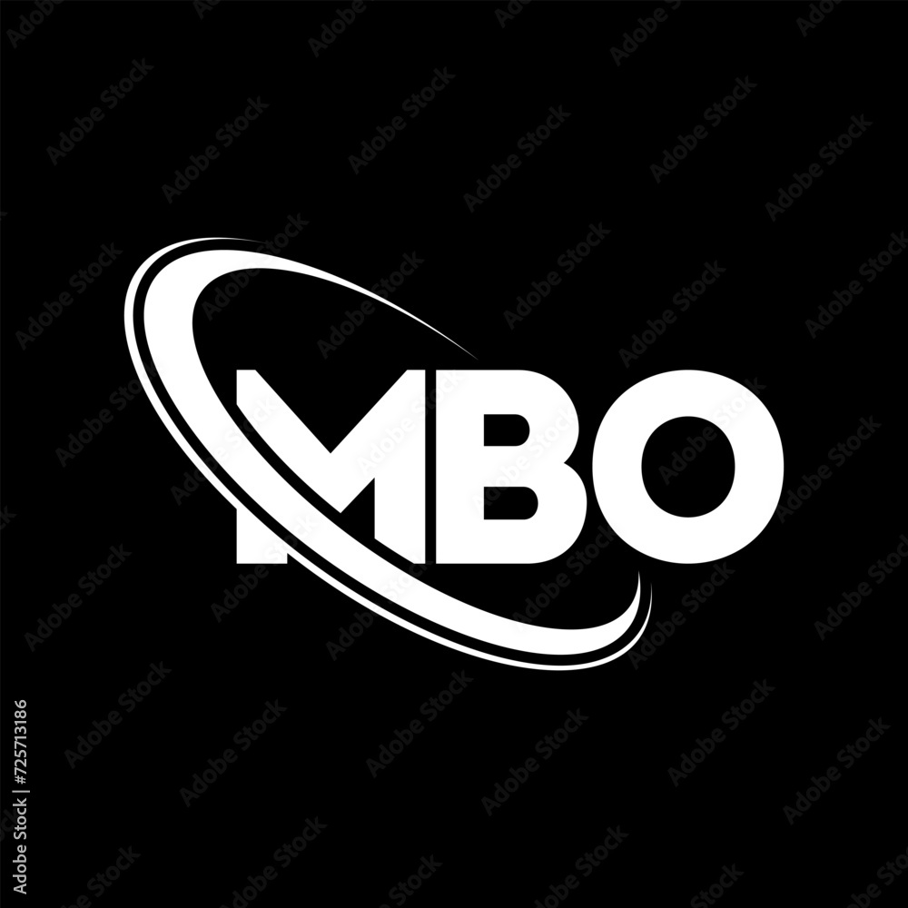 MBO logo. MBO letter. MBO letter logo design. Intitials MBO logo linked ...