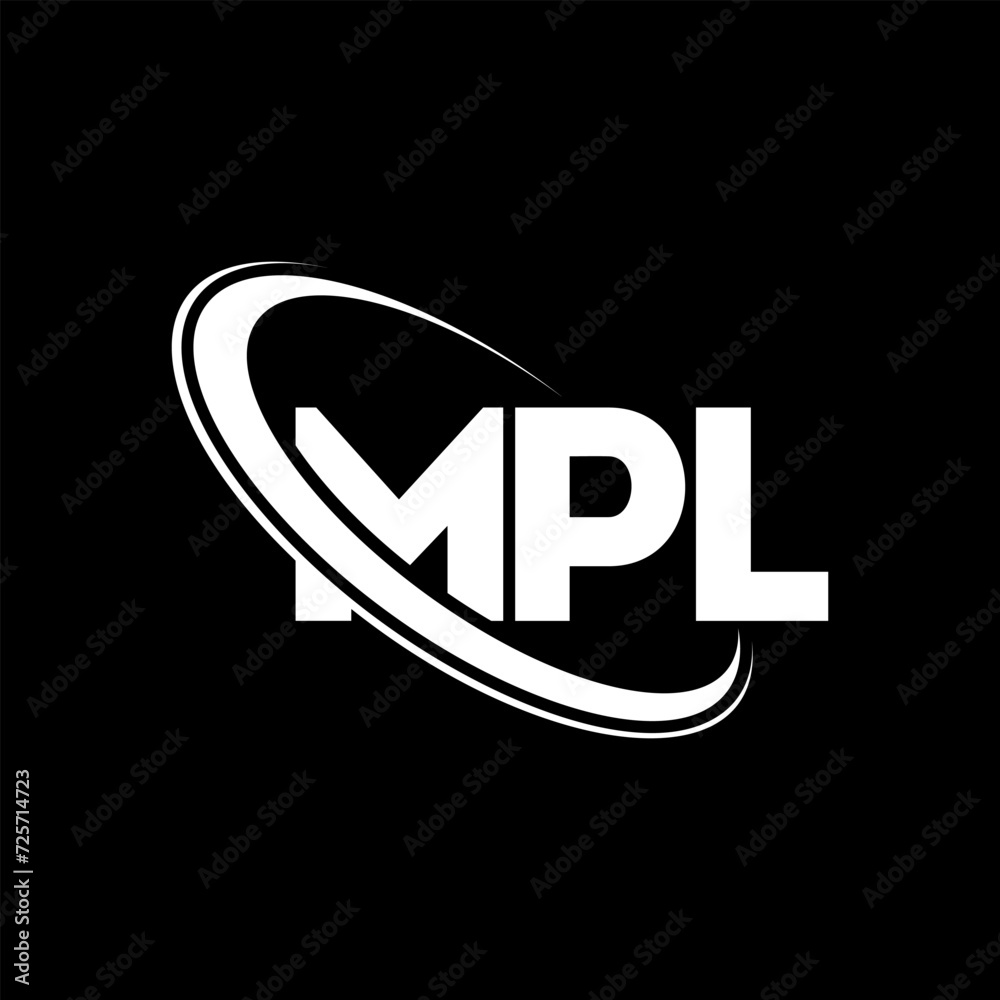 MPL logo. MPL letter. MPL letter logo design. Initials MPL logo linked ...