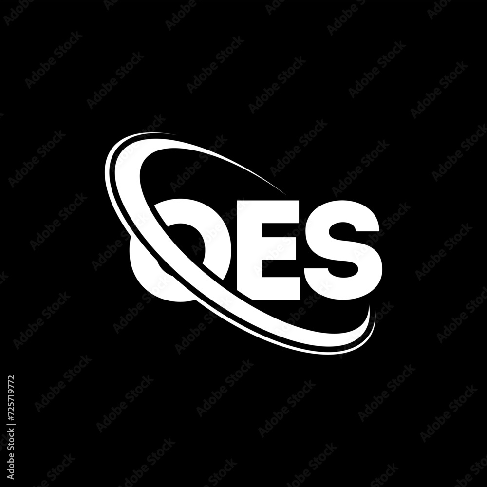 OES logo. OES letter. OES letter logo design. Initials OES logo linked ...