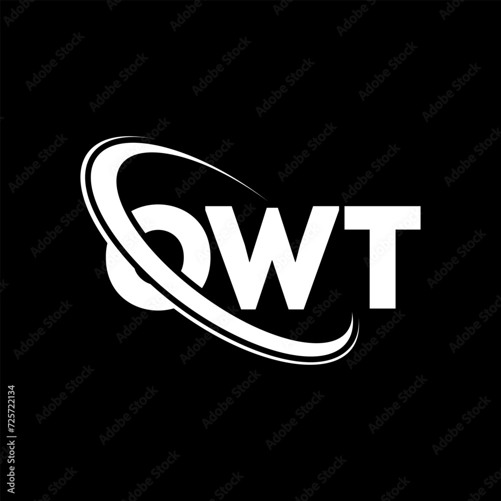 OWT logo. OWT letter. OWT letter logo design. Initials OWT logo linked ...