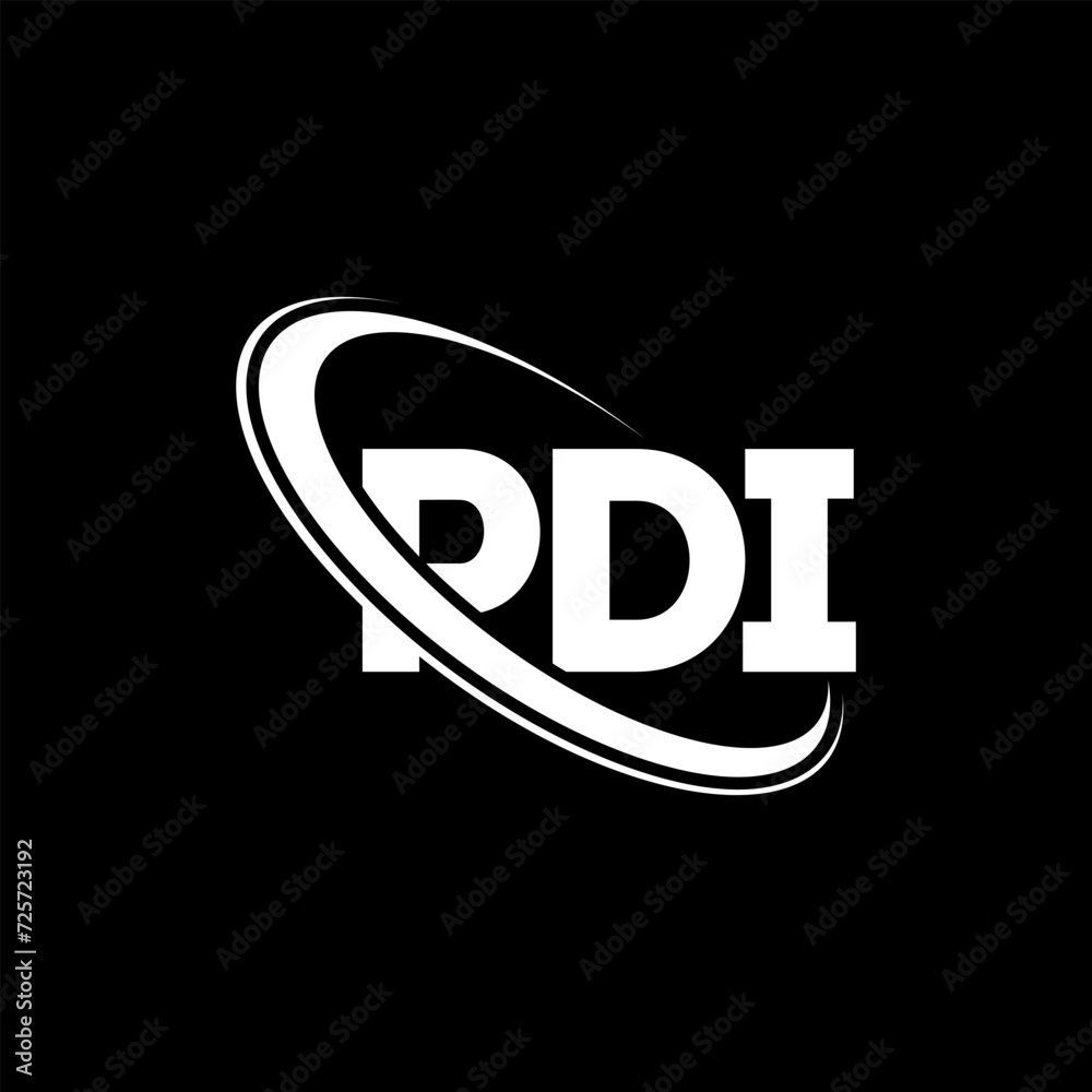 PDI logo. PDI letter. PDI letter logo design. Initials PDI logo linked ...
