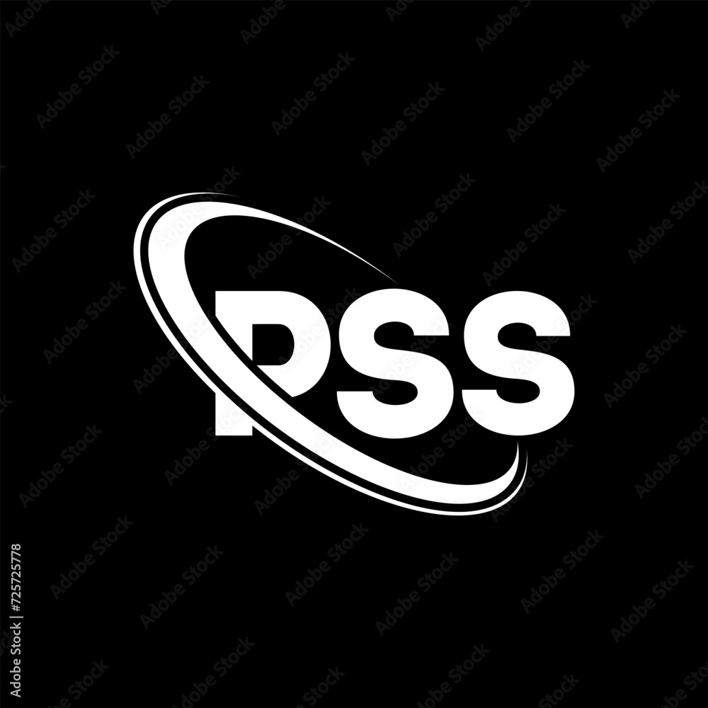 PSS logo. PSS letter. PSS letter logo design. Initials PSS logo linked ...