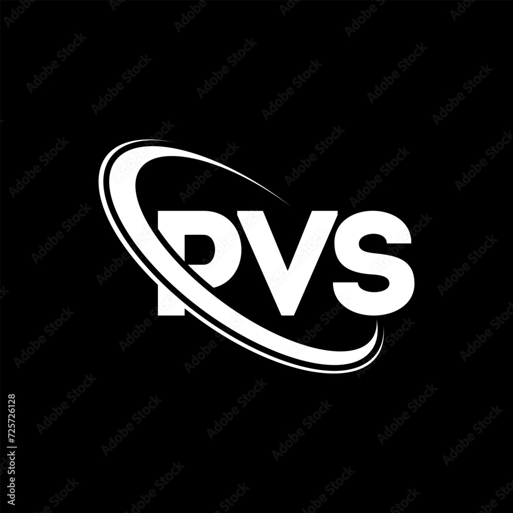 PVS logo. PVS letter. PVS letter logo design. Initials PVS logo linked ...