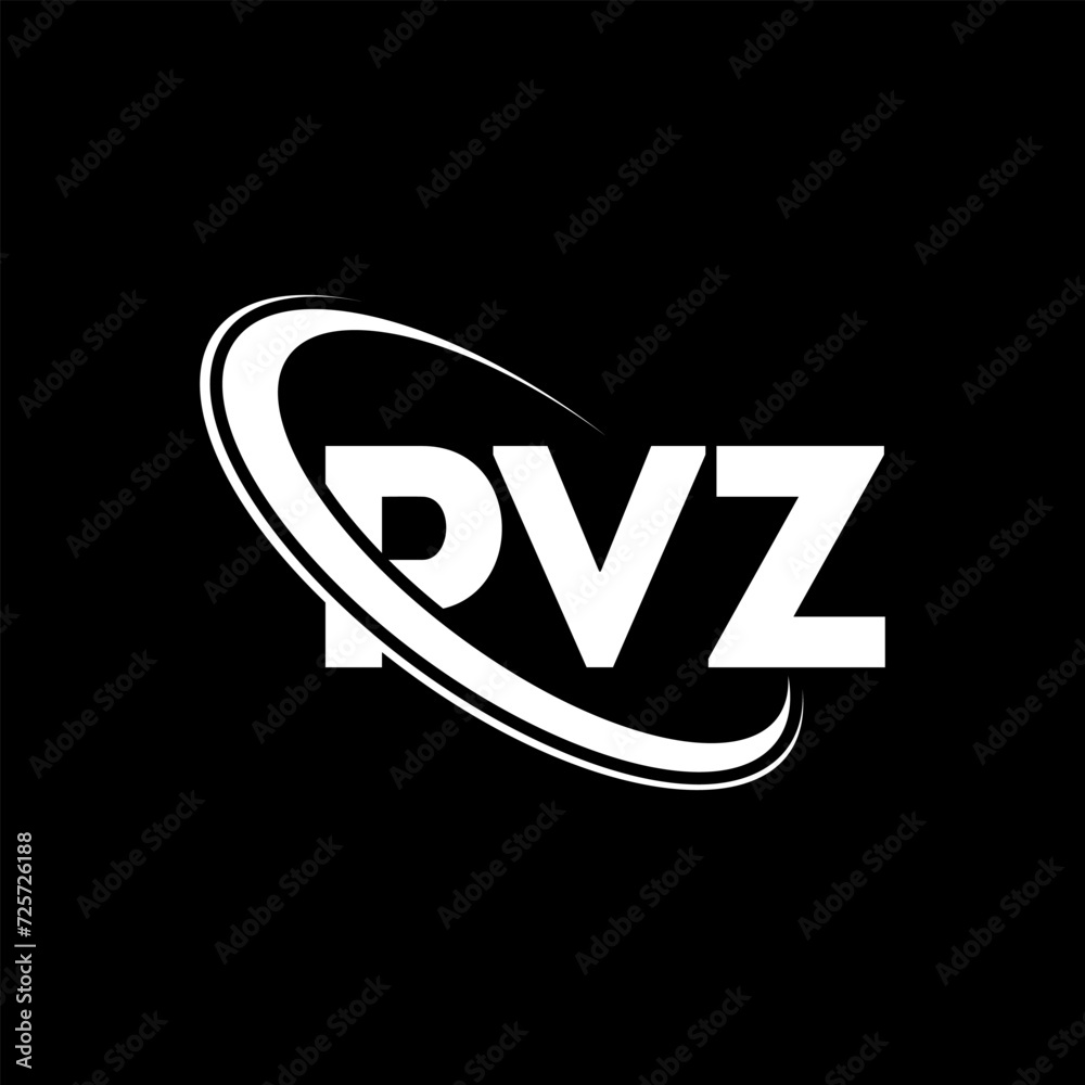 PVZ logo. PVZ letter. PVZ letter logo design. Initials PVZ logo linked ...