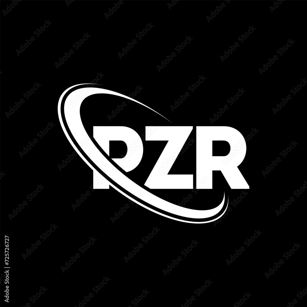 PZR logo. PZR letter. PZR letter logo design. Initials PZR logo linked ...