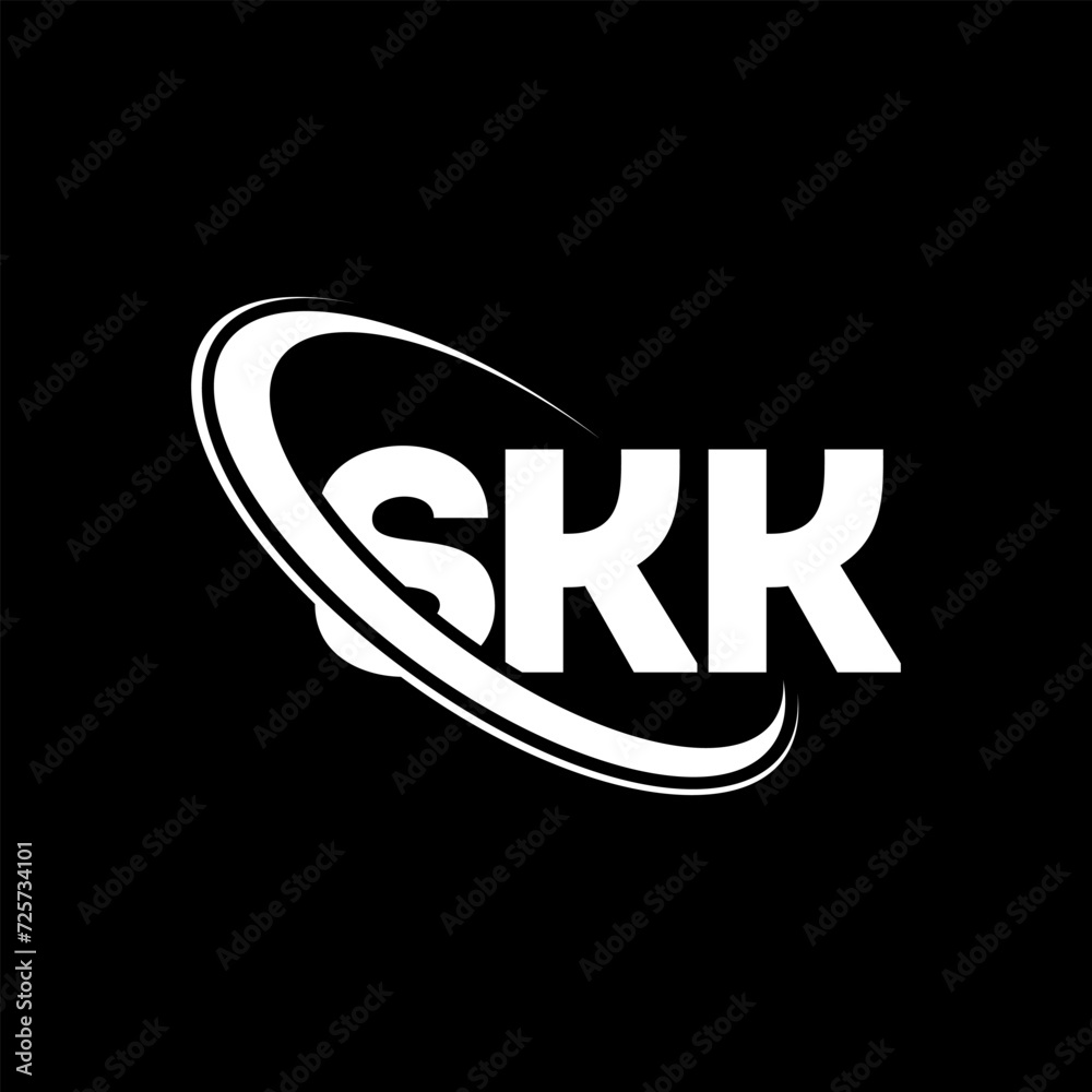 SKK logo. SKK letter. SKK letter logo design. Initials SKK logo linked ...