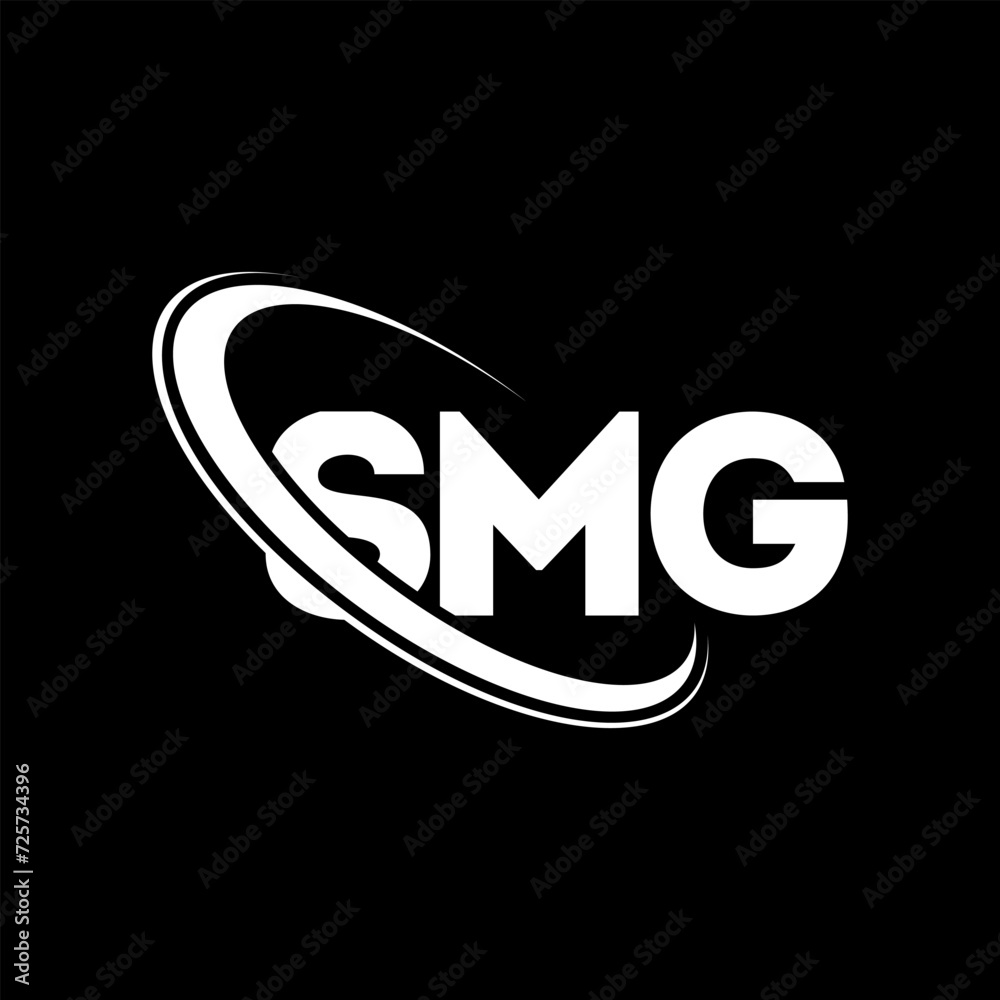 SMG logo. SMG letter. SMG letter logo design. Initials SMG logo linked ...