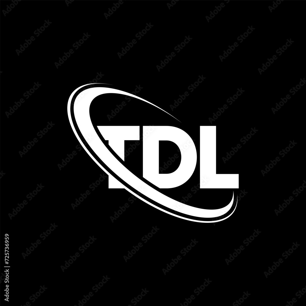 TDL logo. TDL letter. TDL letter logo design. Initials TDL logo linked ...