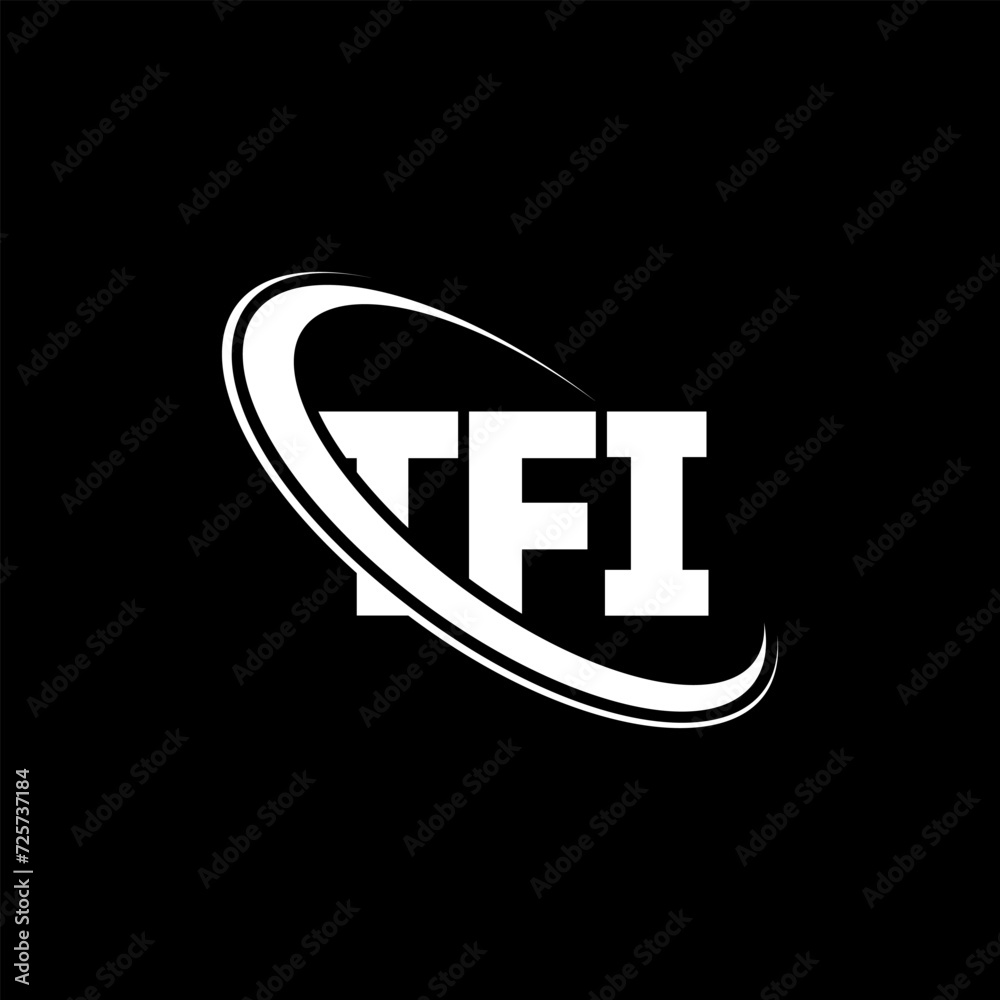 TFI logo. TFI letter. TFI letter logo design. Initials TFI logo linked ...
