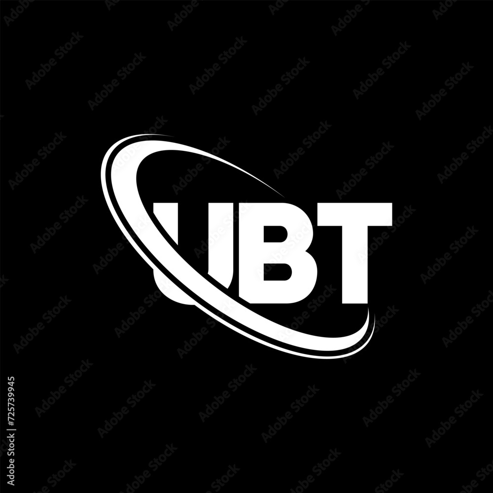UBT logo. UBT letter. UBT letter logo design. Intitials UBT logo linked ...