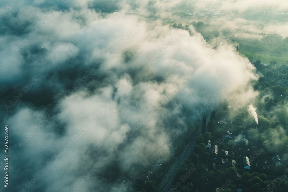 White fog, CO2, carbon dioxide problems and carbon dioxide emissions on ...