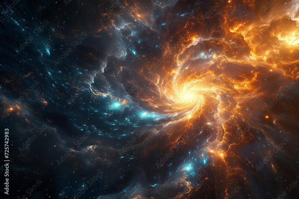 A surreal cosmic phenomenon with time-warping effects Displaying ...