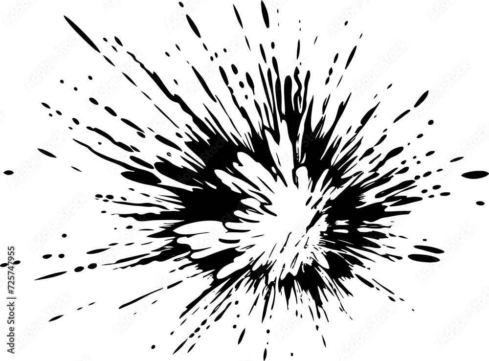 power blast comic action effect drawing lines generated with AI Stock ...